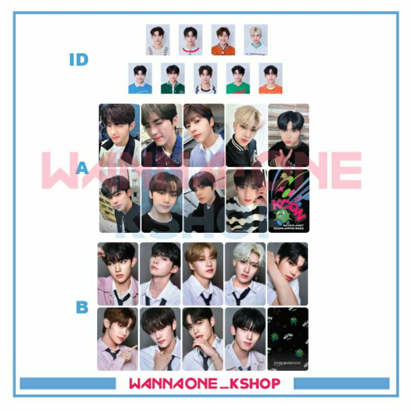 Photocard zerobaseone zb1 KCON | Shopee Singapore