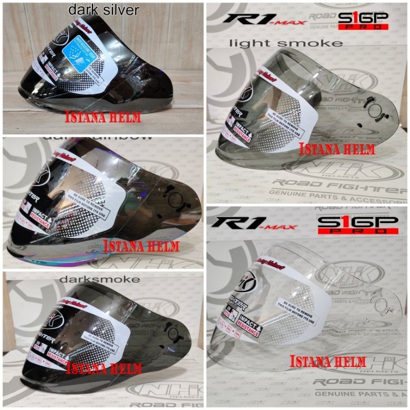 Helmet Glass | NHK R1 MAX HELMET VISOR | R1 ELITE | PNP S1 GP PRO ...