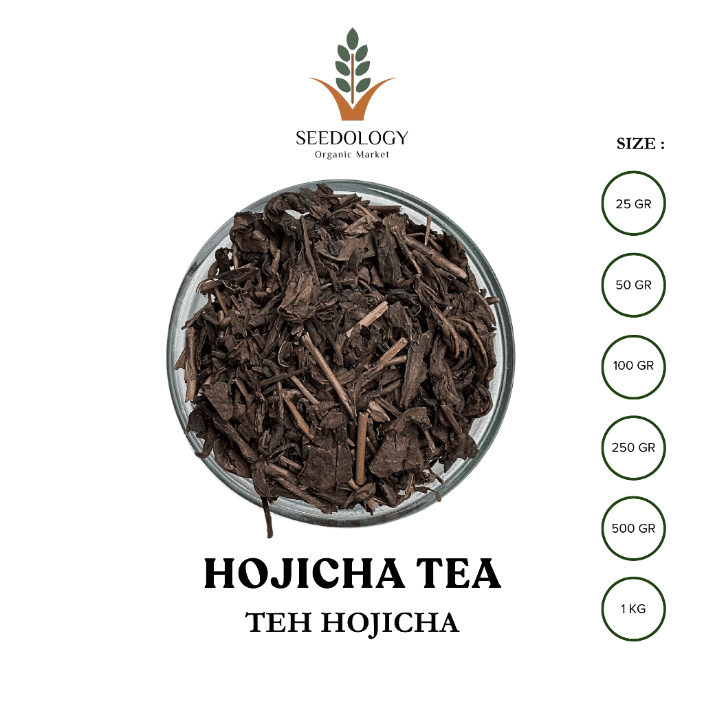 HIJAU Premium Hojicha Tea Leaves 250gr - Hojicha Tea / Roasted Green ...