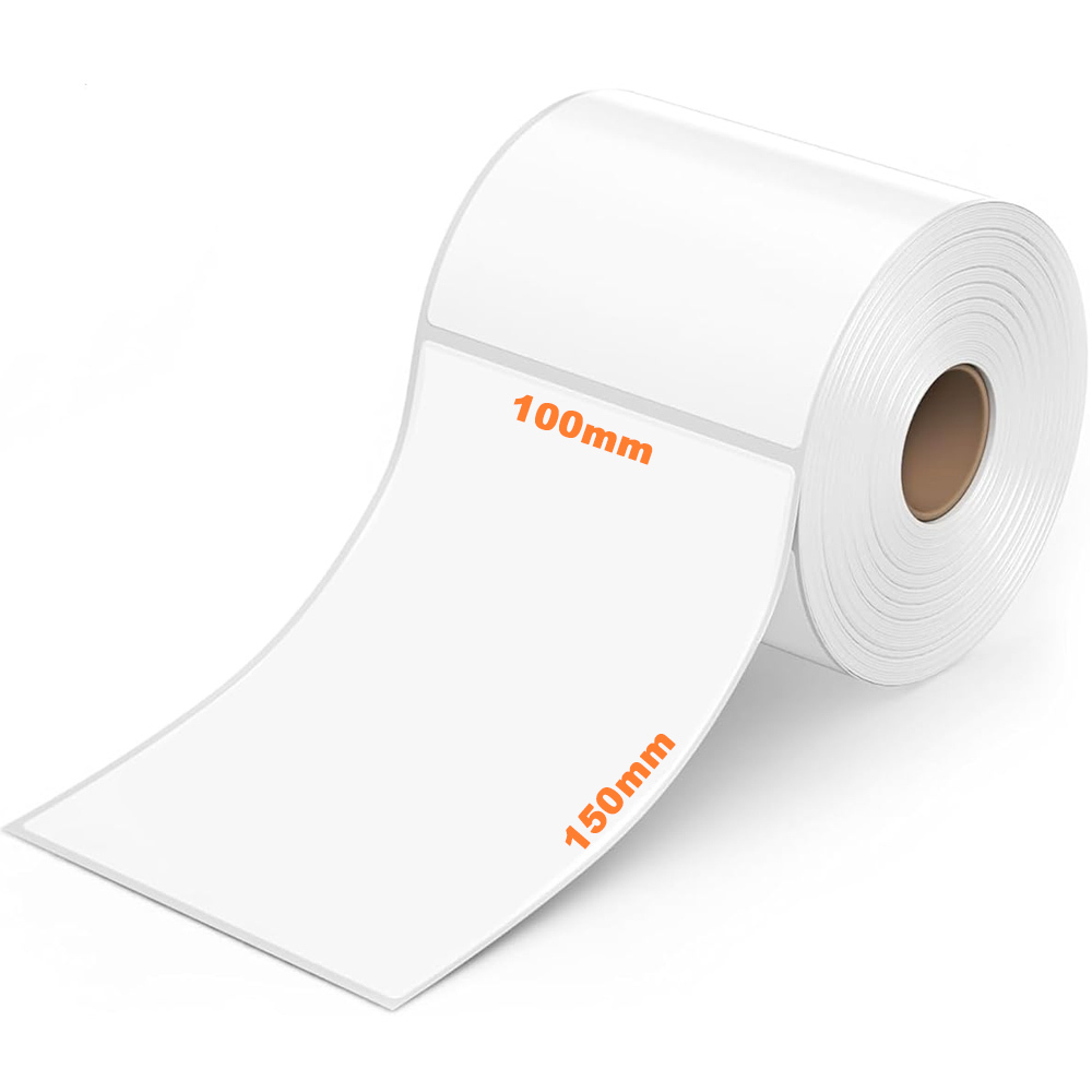 Thermal LABEL Receipt Sticker Paper Size 100X150m 250pcs/roll PRINT ...