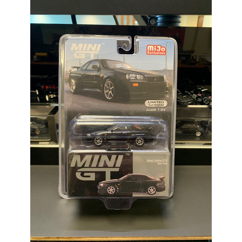 Mini GT Mijo - Nissan Skyline GT-R R34 Black Pearl | Shopee Singapore