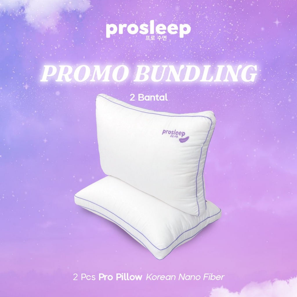 Prosleep - Bundling 2 Pcs Pillows - Propillow Korean Nano Fiber ...