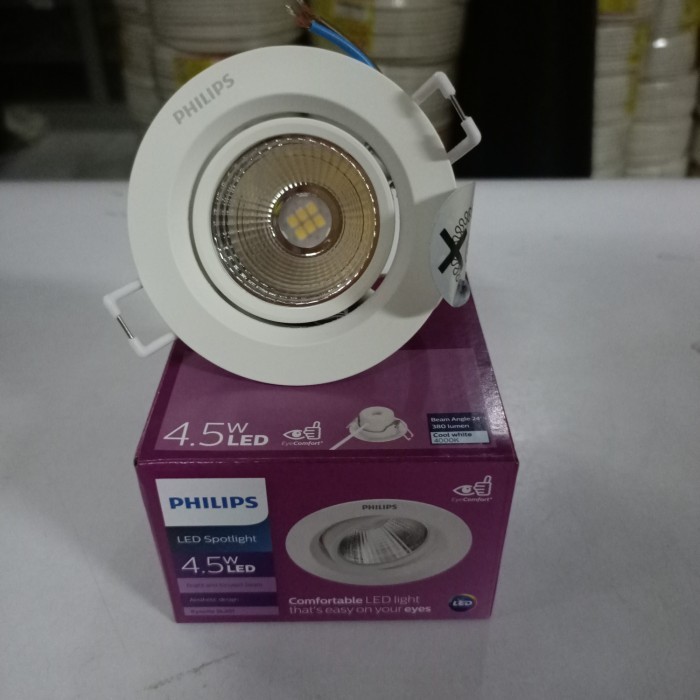 4.5 WATT LED SPOT DOWNLIGHT KYANITE 59752 PHILIPS SPOTLIGHT | Shopee ...