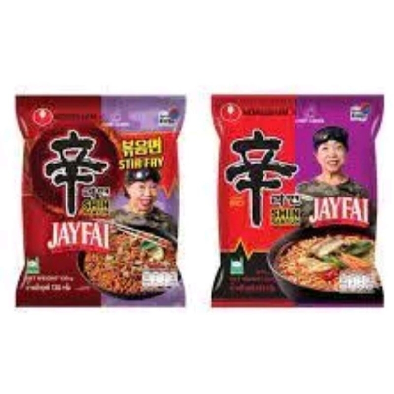 Shin ramyun Jayfai instant noodles fried and gravy | Shopee Singapore