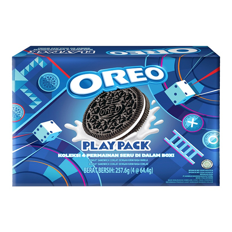 Oreo PLAYPACK (OREO VANI CHOC PLAYPACK 4X64.4G) | Shopee Singapore