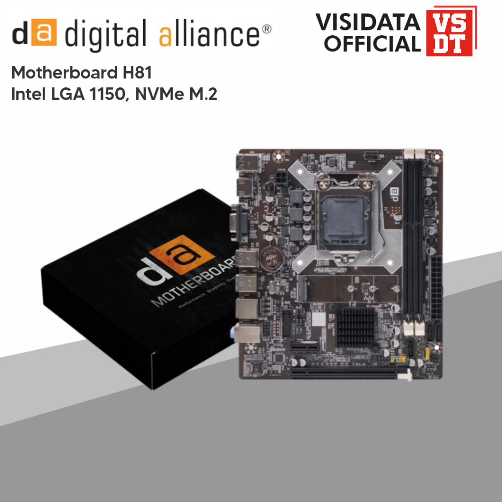 Digital Alliance H81 Motherboard Intel LGA 1150 H81/B85 Express Chipset ...