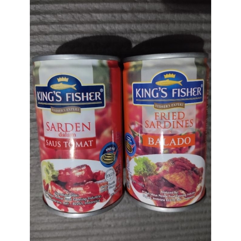 Ready-to-eat canned sardines sardines meat kings fisher sauce spicy ...