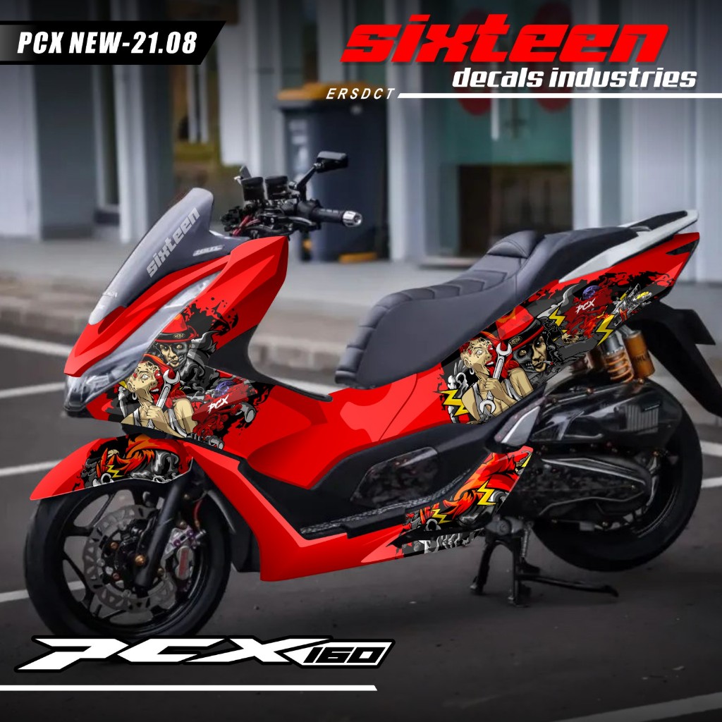 Decal Sticker Full body Honda PCX 160 New - PCX160 2021 2022 2023 2024 ...