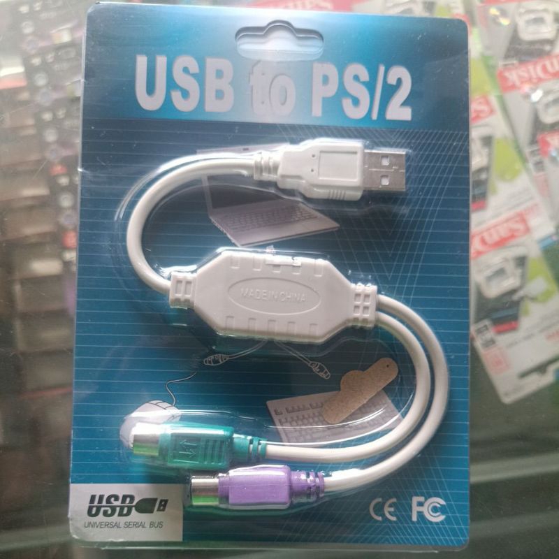 Converter USB to PC PS2 Keyboard Mouse | Shopee Singapore