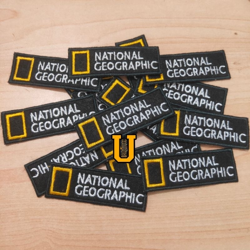 Natal Geographic NATGEO Embroidered Emblem Logo Bet Patch | Shopee ...
