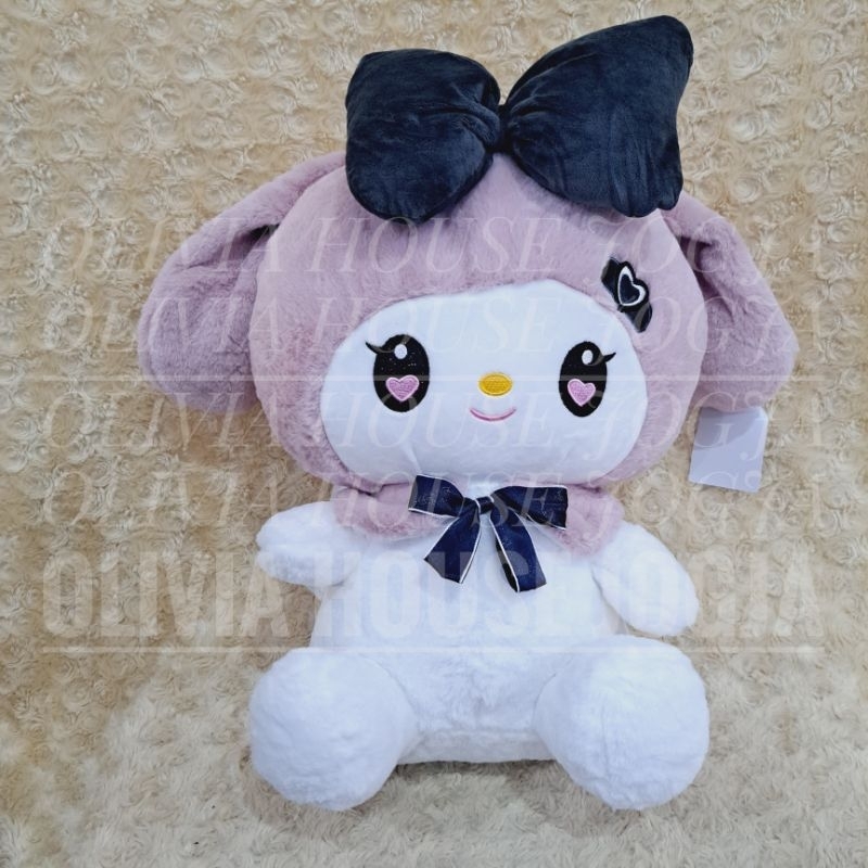 My Melody White Glitter Wings Doll 15" White Blink Wings My Melody Sit ...