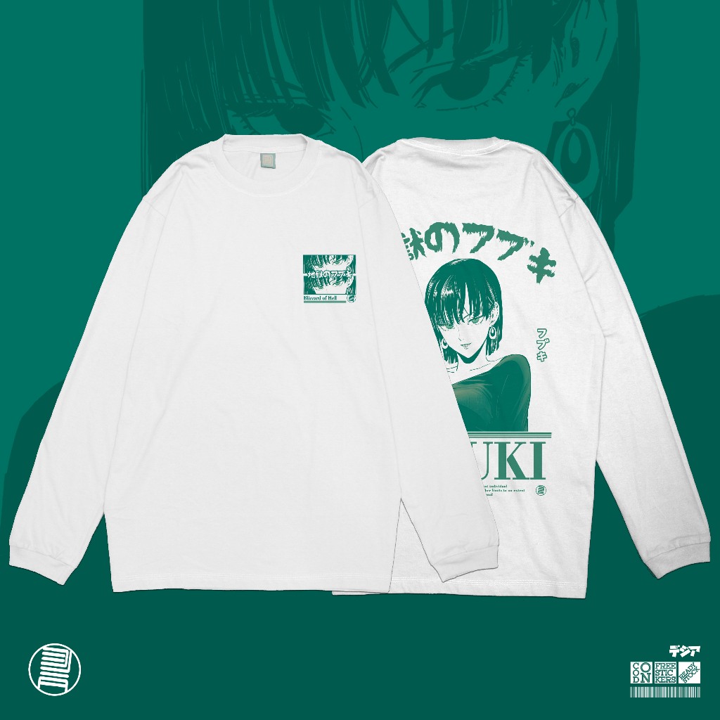 Longsleeve Kaos Fubuki One Punch Man Saitama Jigoku no Fubuki OPM Anime ...