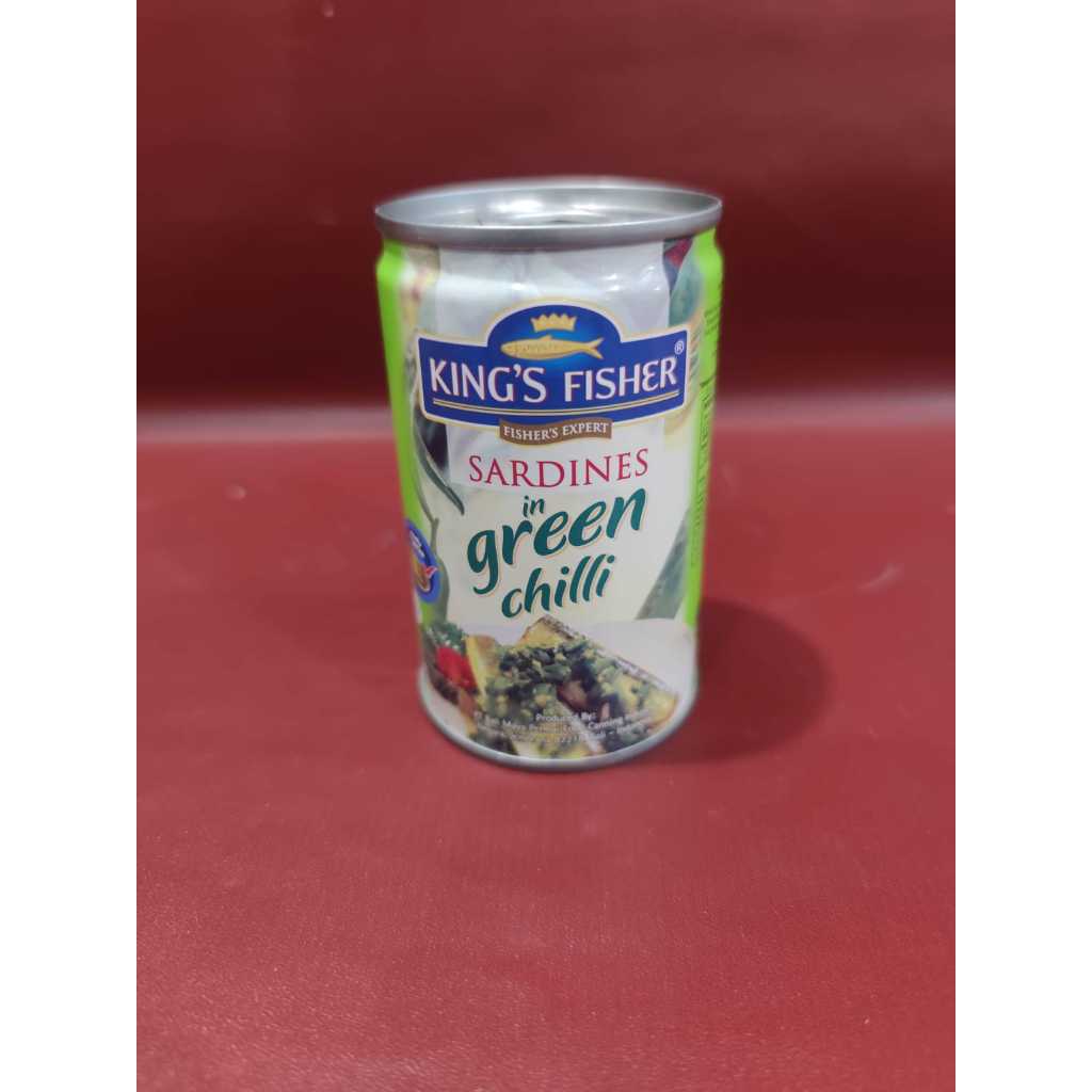 King Fisher Sardines Green Chilli 155G | Shopee Singapore
