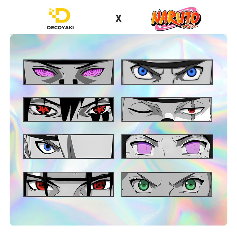Naruto Hologram Slap Sticker, Naruto Hologram Sticker Part 1 | Shopee ...