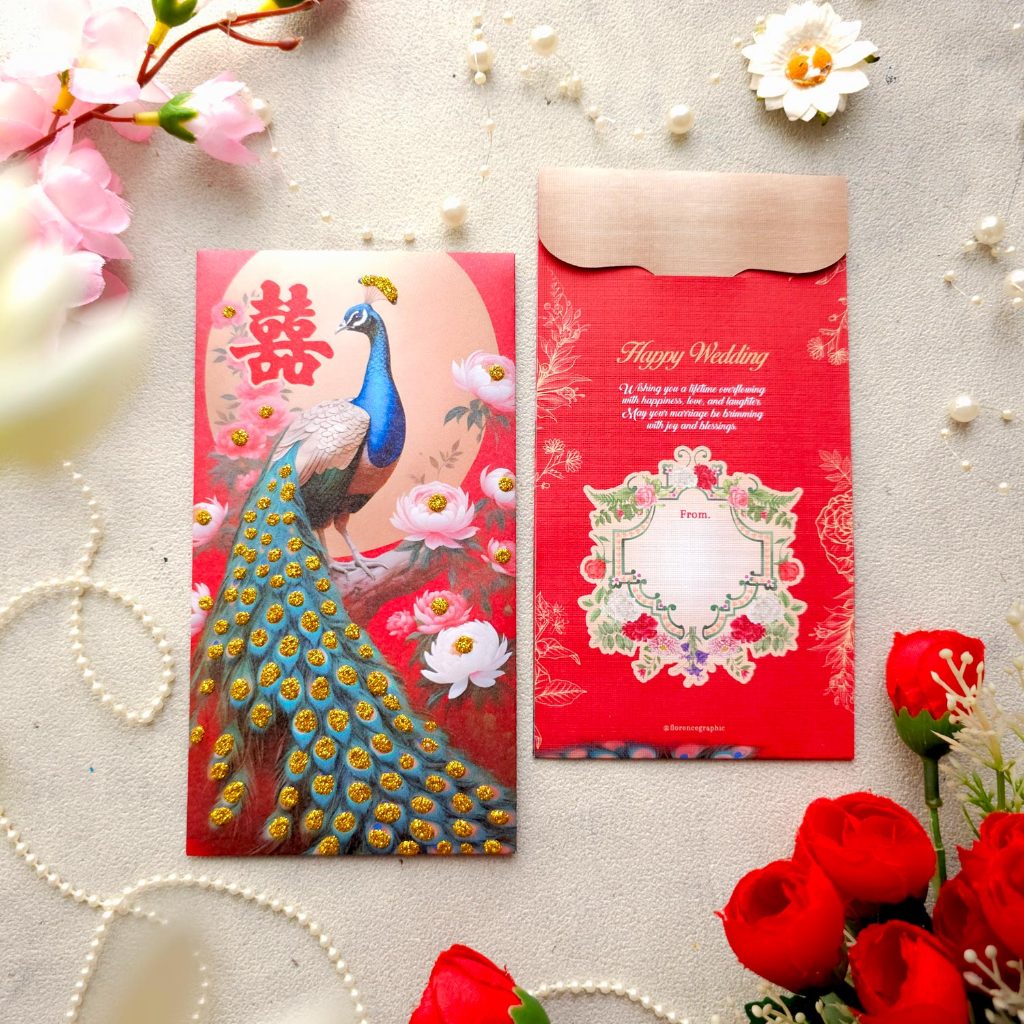 ANGPAO with shuangxi / double happiness / ENVELOPE / HONGPAO wedding ...