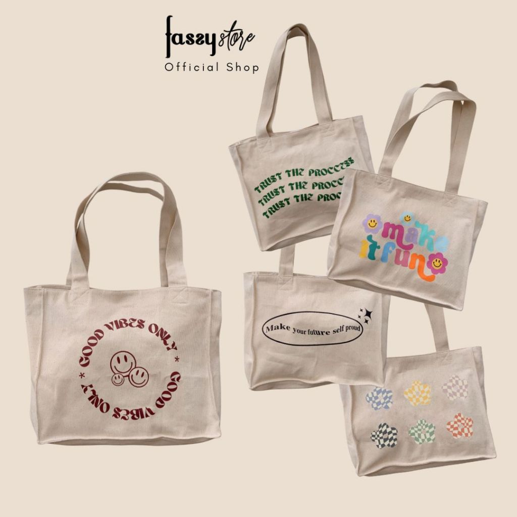 Fassystore Minimi Totebag | Campus Tote Bag | School bag | Women's BAGS ...