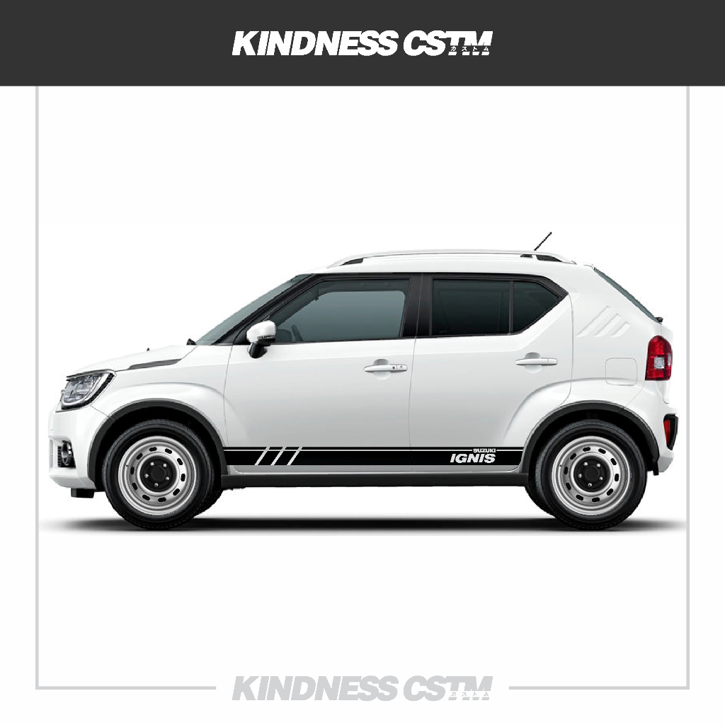 Sticker side striping, decal suzuki ignis side striping | Shopee Singapore
