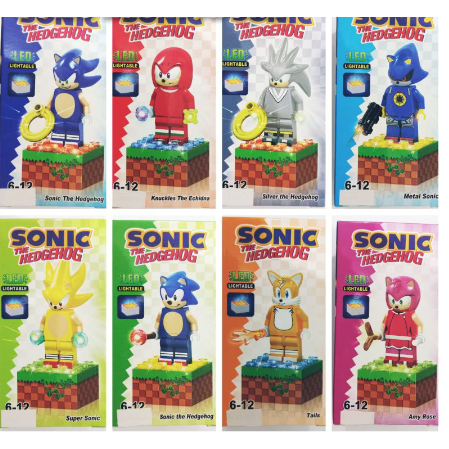 Children's Educational Toys BRICKS SONIC THE HEDGEHOG FIGURE Contents ...