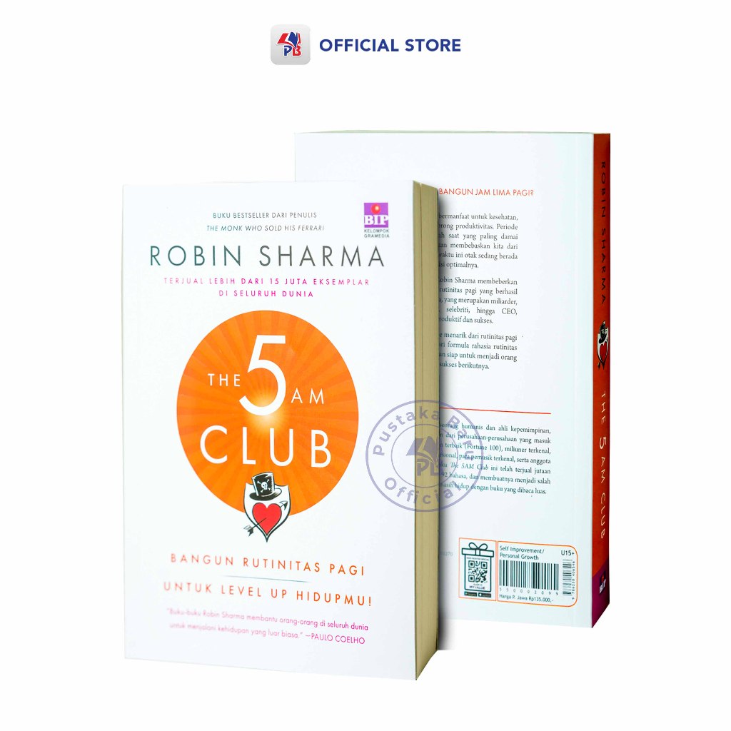 Book The 5 Am Club: Build A Morning Routine For Your Life Level Up ...