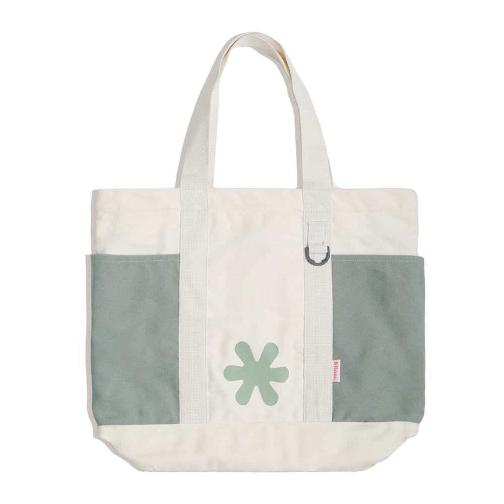 Finne Proto Totebag - White | Big Size Zipper Tote Bag | Men's Women's ...