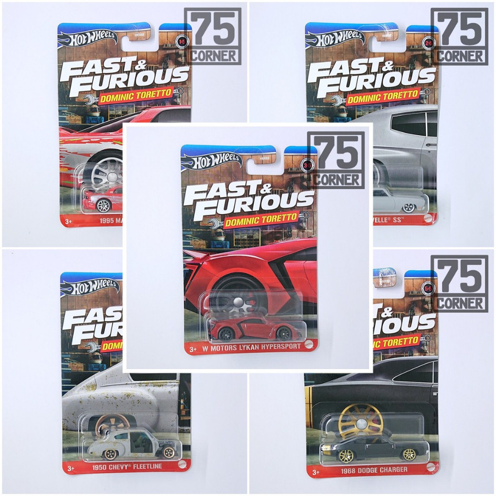 [ 75 CORNER ] Hot Wheels Dominic Toretto 1970 Chevelle SS 1950 ...