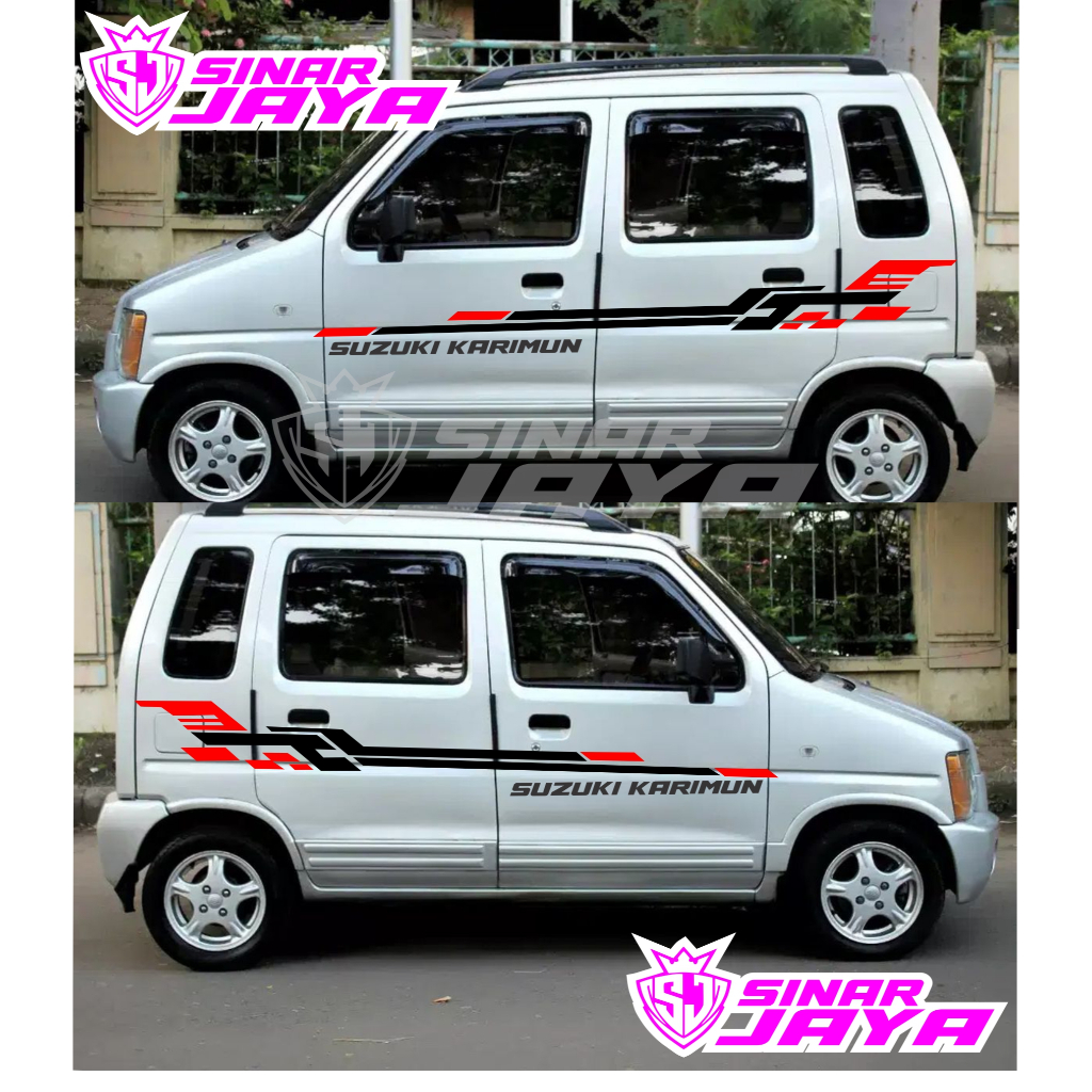 SUZUKI Promo pair of car cutting stickers karimunSUZUKI, latest design ...