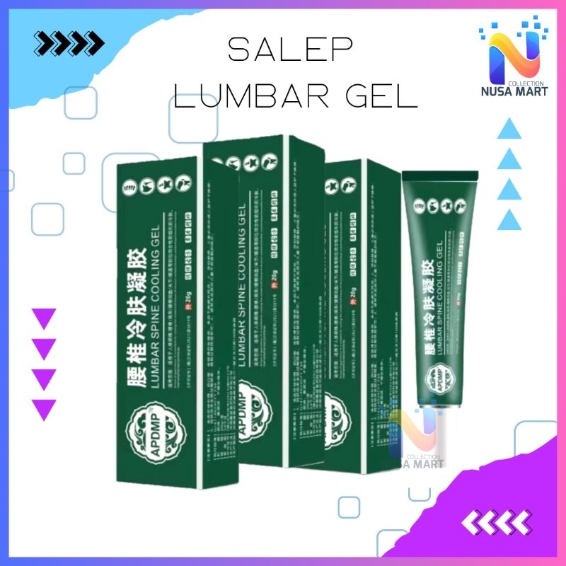 Lumbar Ointment Gel Cream Spine Cool Waist Gout Knee Pain Relief Muscle ...