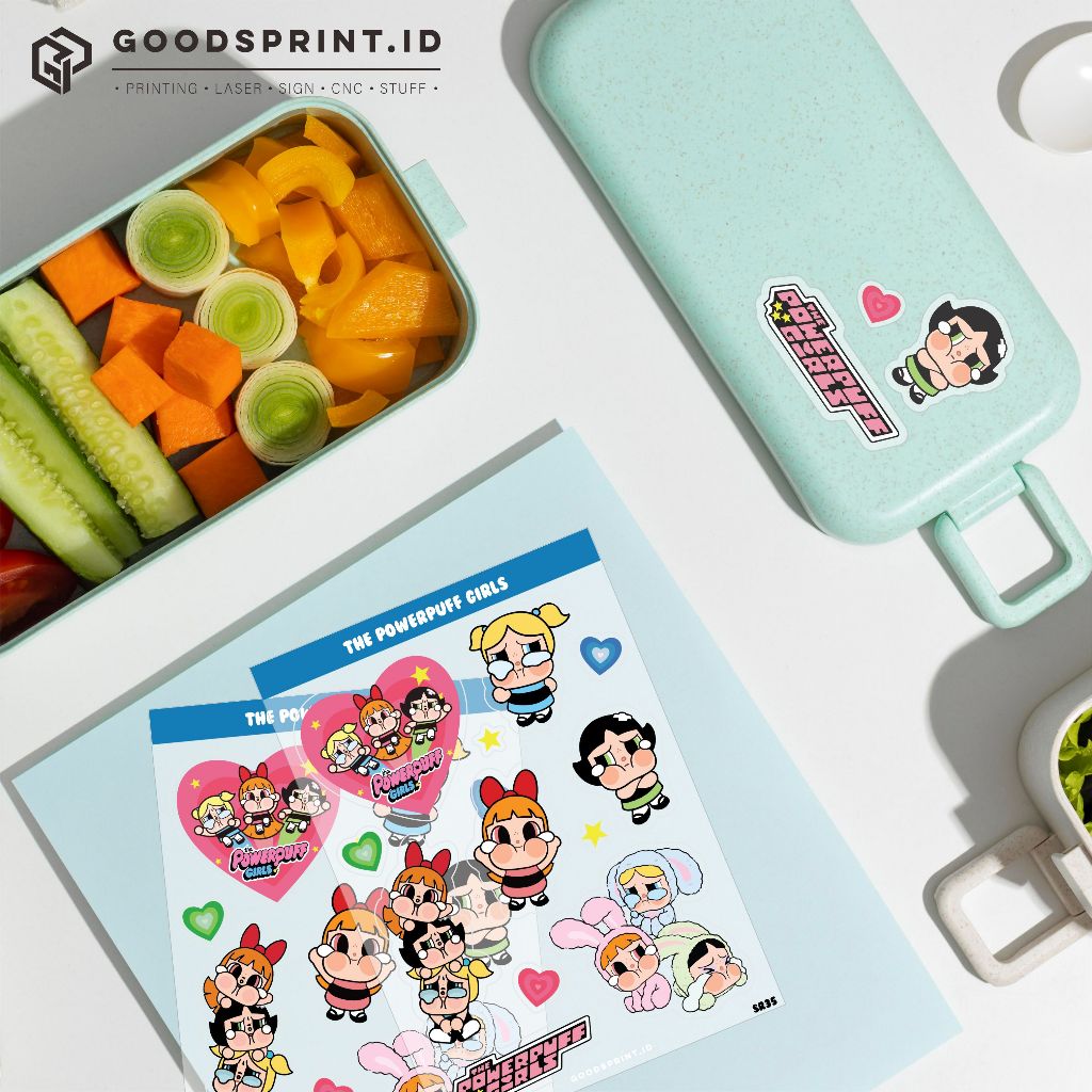 Sticker Pack POWERPUFF GIRLS X CRYBABY Sticker Tumbler Waterproof ...