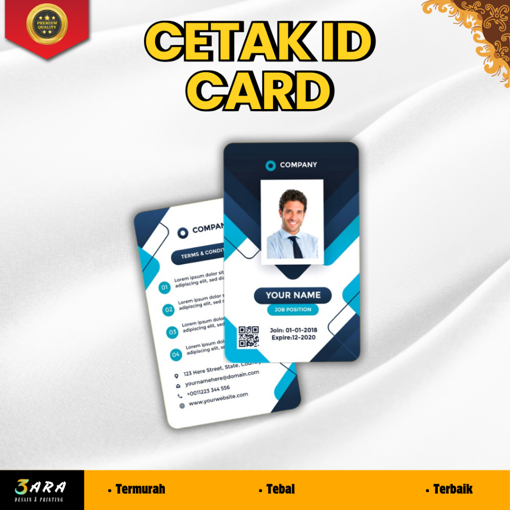 Print custom Id cards / participant Id cards / member cards / vision ...