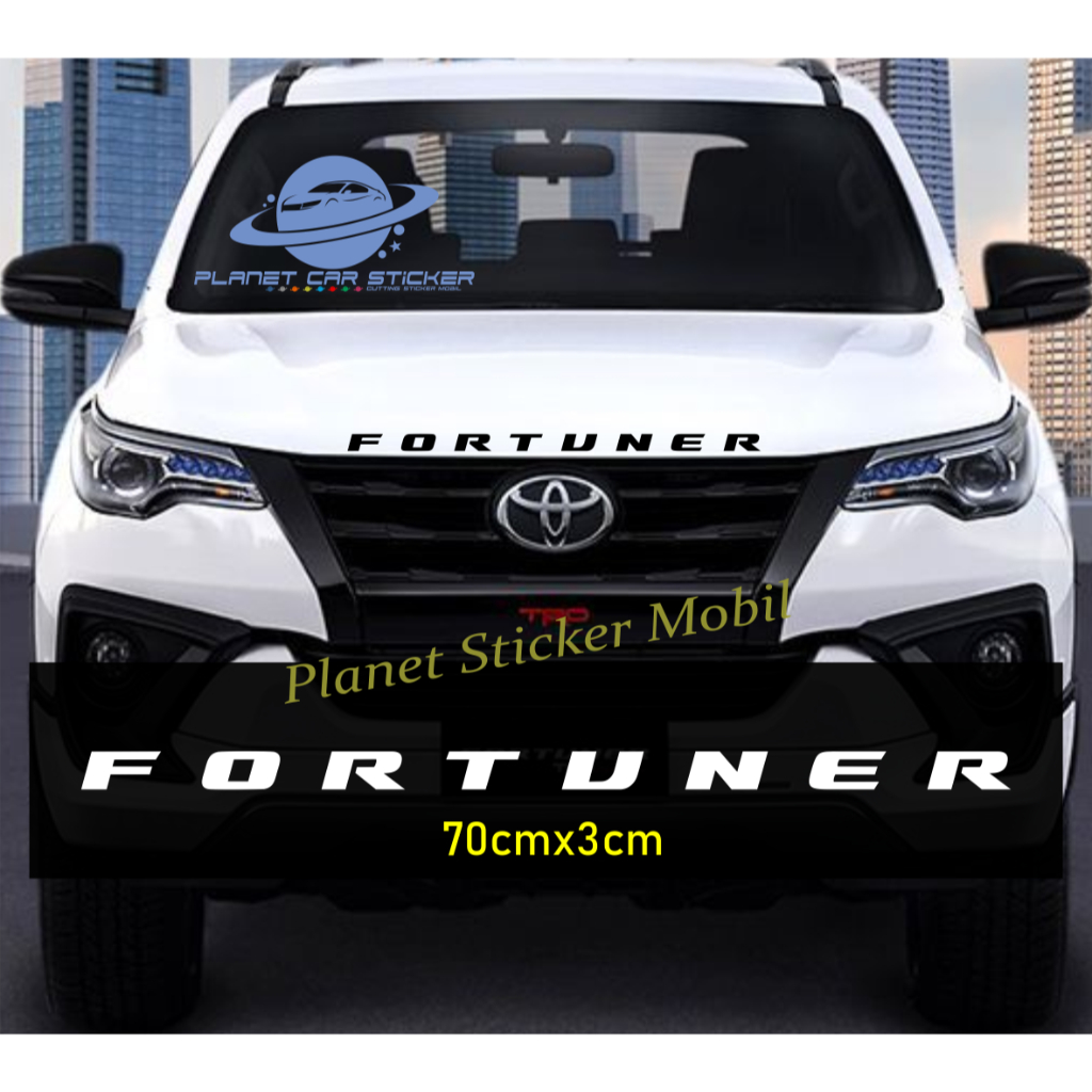 New concept sticker fortuner toyota fortuner Car Hood sticker 70cm ...