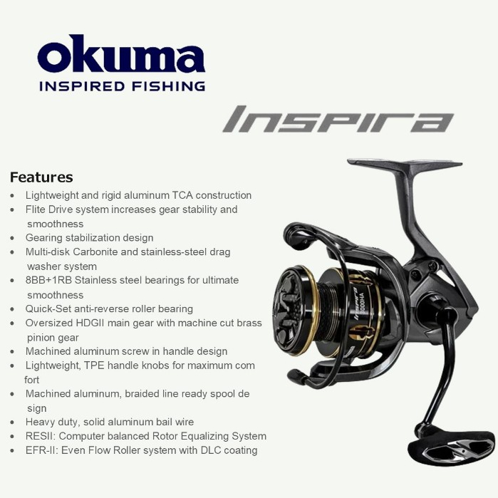 Okuma Inspira ISX Spinning Reel (New) | Shopee Singapore