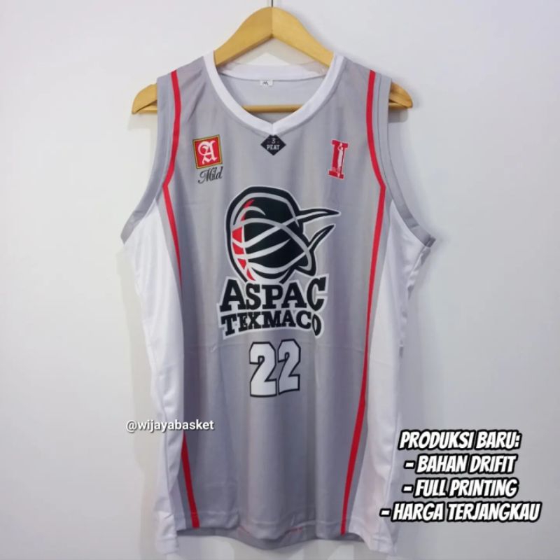 Aspac TEXMACO 22 DENNY SUMARGO IBL REPRO Basketball JERSEY - ABU ...