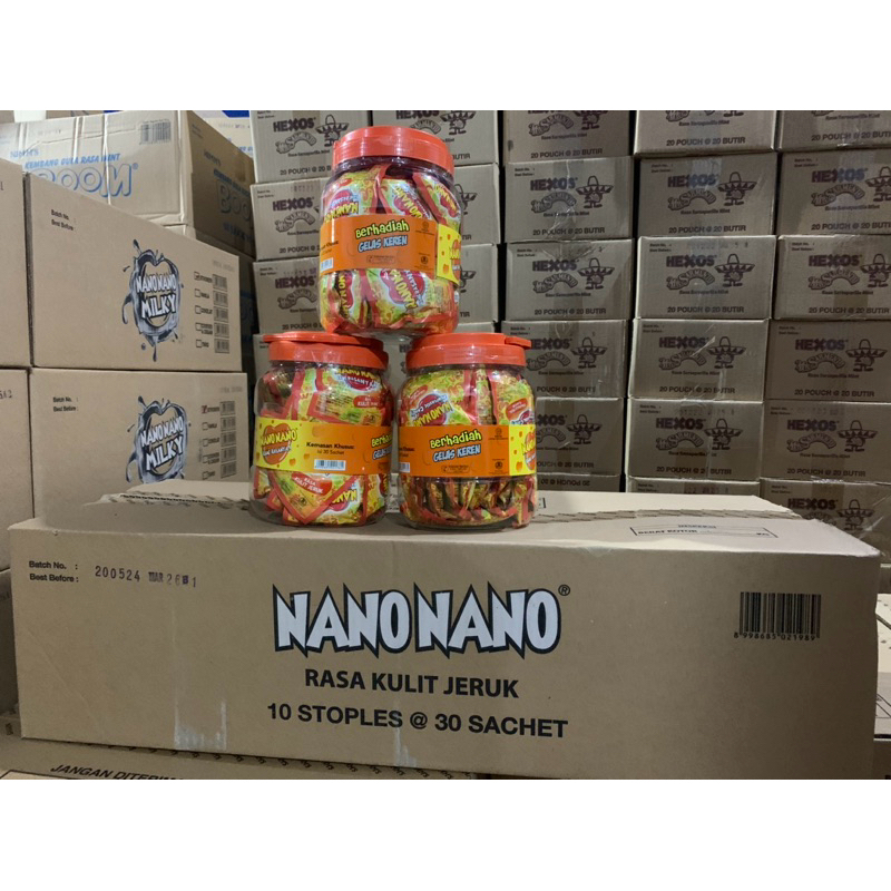 Nano Nano Candy Nano Packaging Jar Of 30 Sachets. | Shopee Singapore