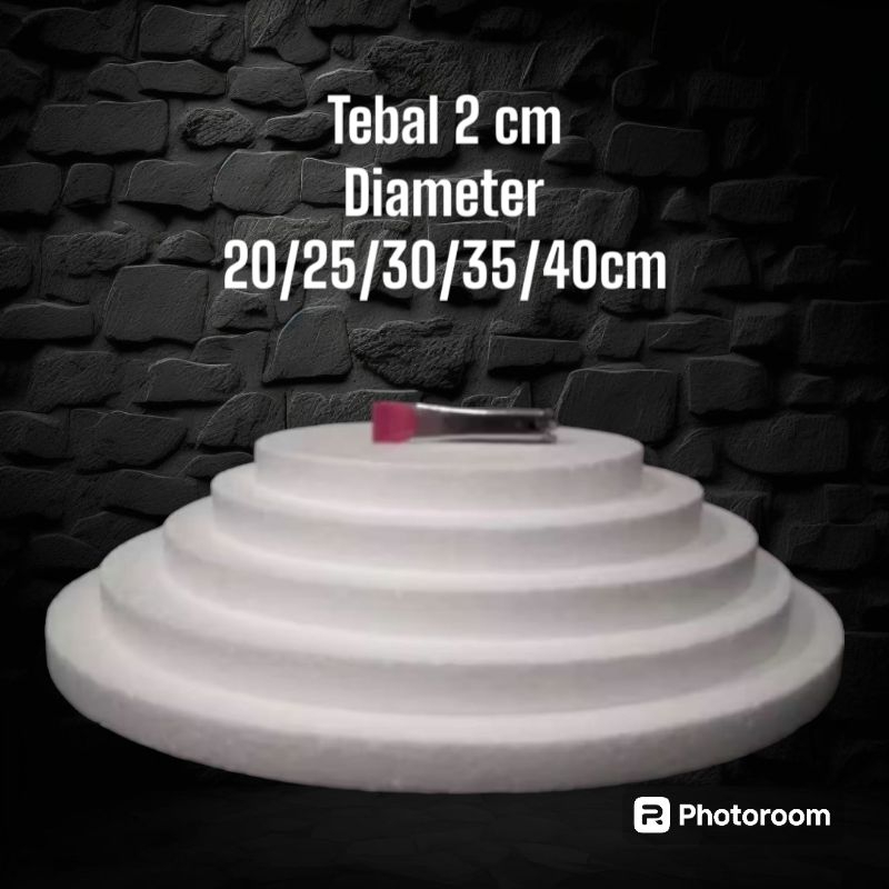2cm thick round styrofoam Dummy cake base cork | Shopee Singapore