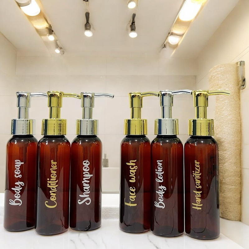 TRAVEL SIZE CHOCOLATE bottle 100ml GOLD SILVER SMALL LUXURY aesthetic ...