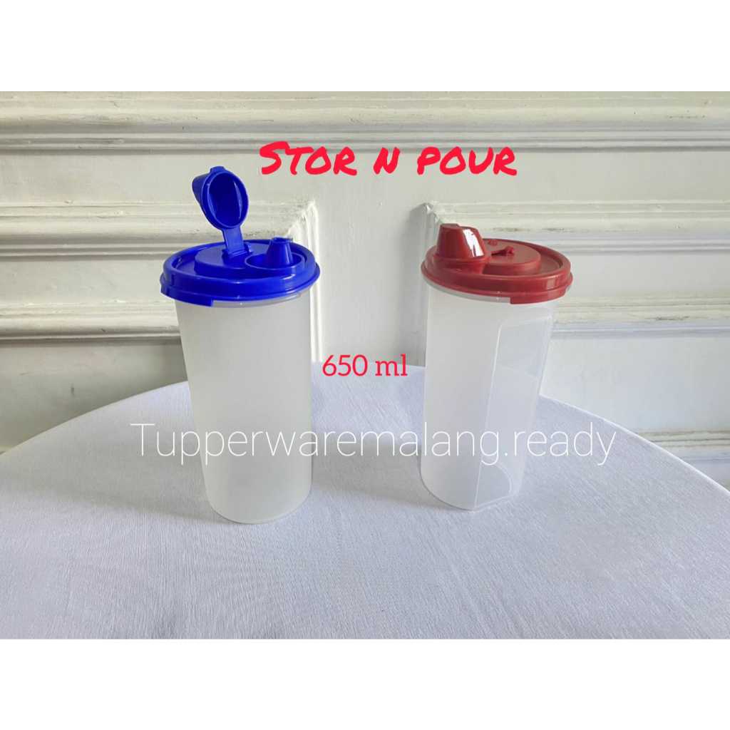 STOR N POUR TUPPERWARE OIL HOLDER/FIGHT 650 ML ANTI SPILL | Shopee Singapore