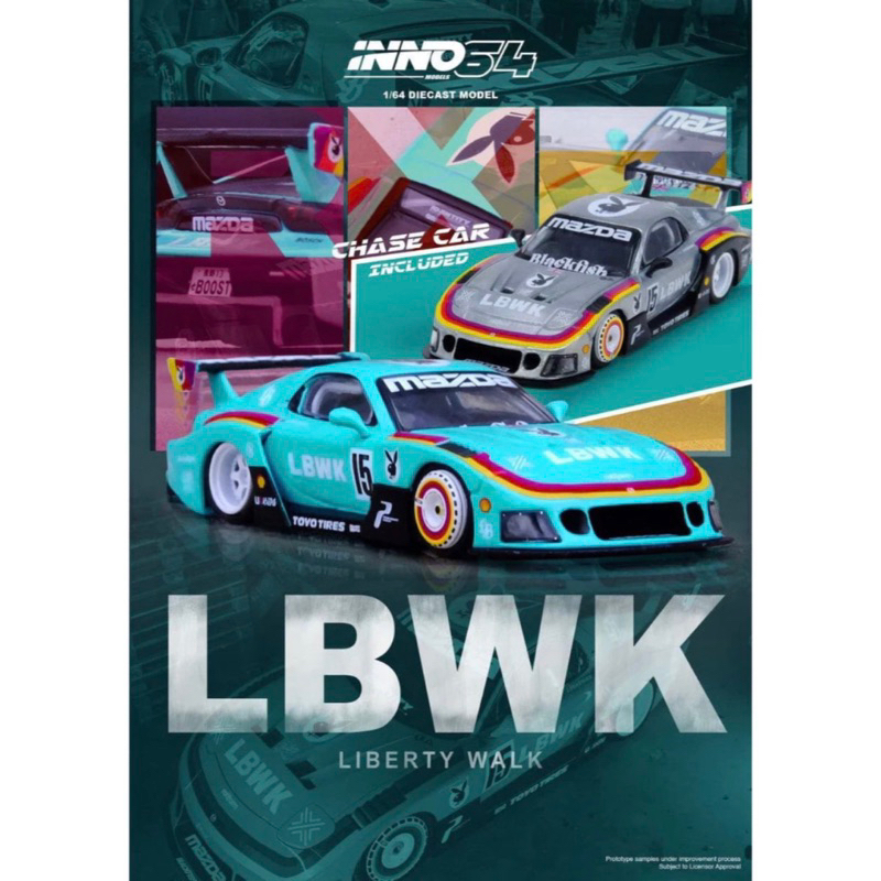 Inno64 Liberty Walk LBWK RX-7 FD3S LB Super Silhouette MDX2024 & HEC ...