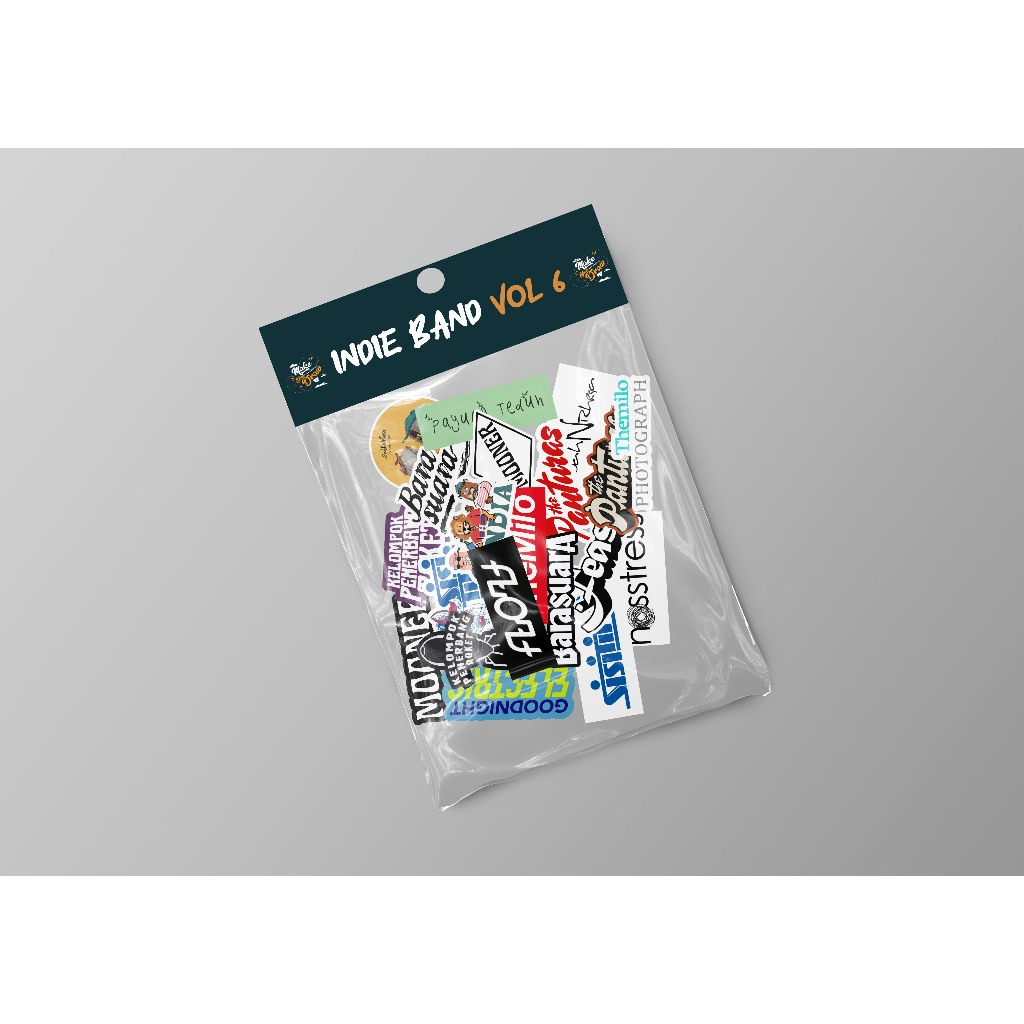 48 PCS INDIE BAND STICKER PACK - MOTORCYCLE STICKER - AESTHETIC STICKER ...