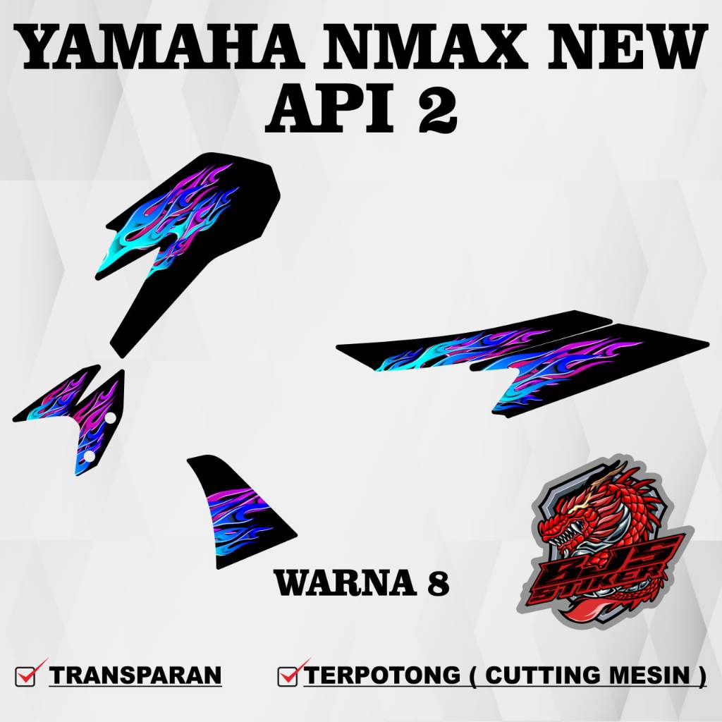 MESIN Yamaha Nmax New 155 Fire 2 Striping - Yamaha Nmax New 155 Fire 2 ...