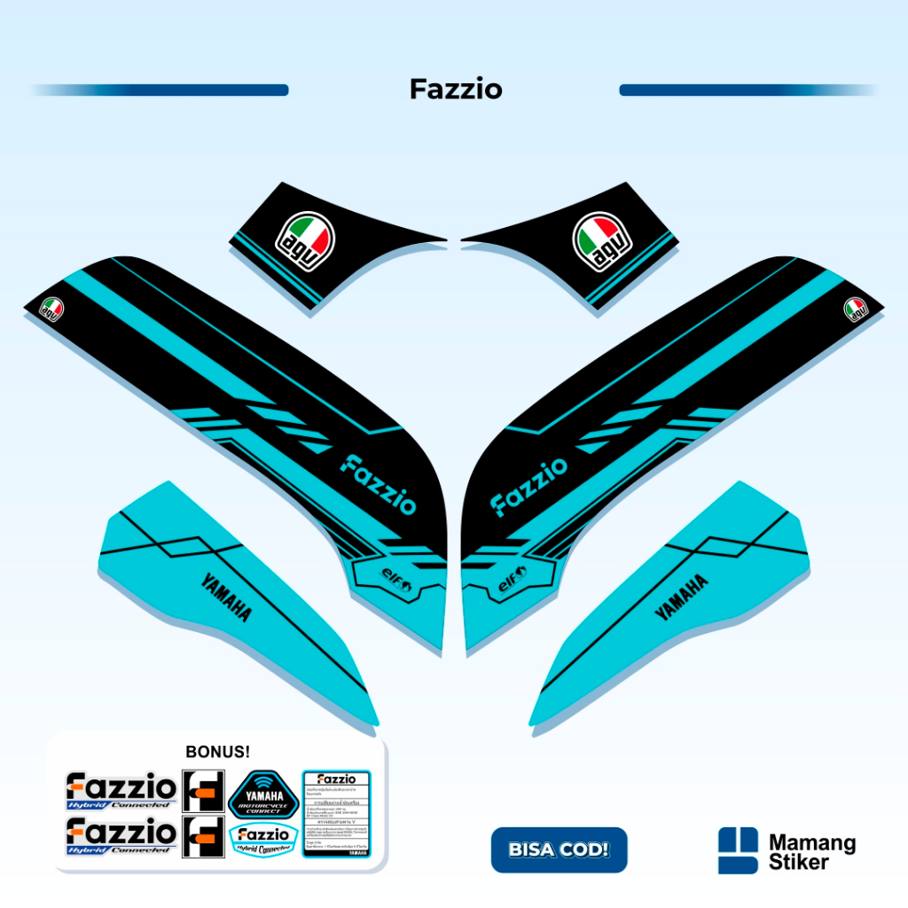 Striping Fazzio Variation (51) Mooneyes Full Body Custom Original 2022 ...