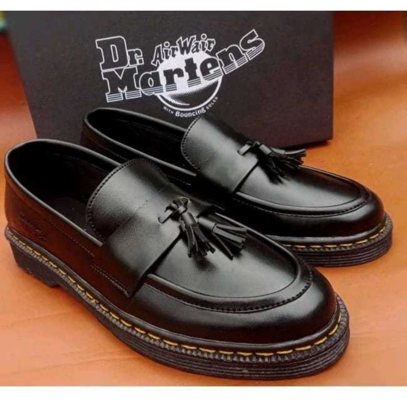 Dr.Martens Loafers Dokmart Shoes for Men and Women Slip-on Black ...