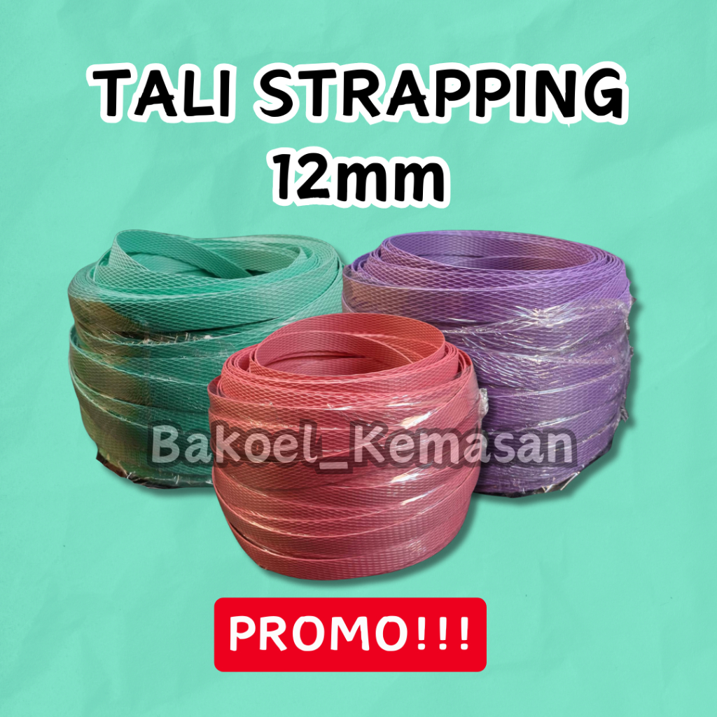 Strapping Band 12mm White Black 1 / 2 Kg Strapping Band 12 mm | Shopee ...