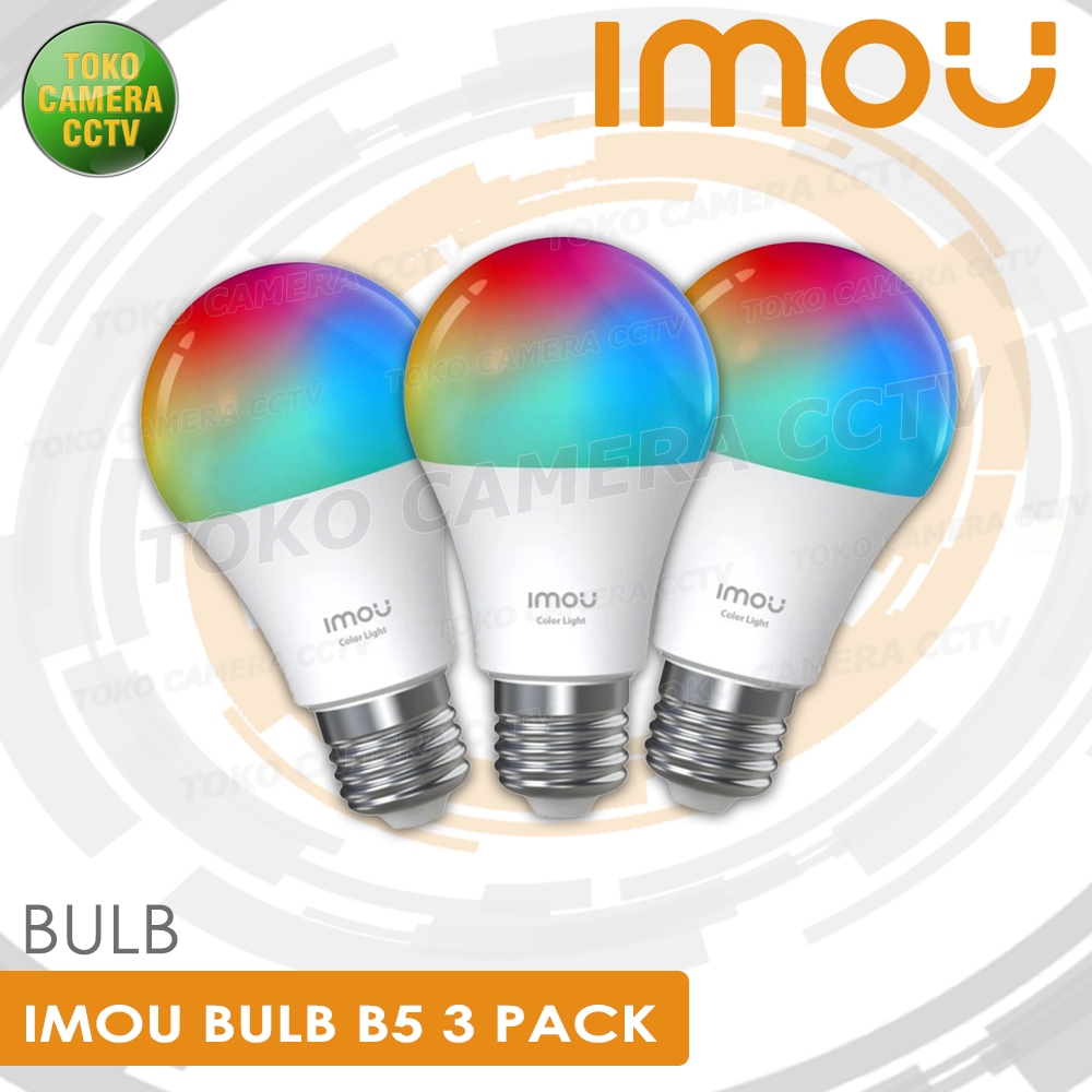 Imou BULB B5 SMART COLOR 3pack LED Light BULB WIFI MULTI COLOR 9W ...