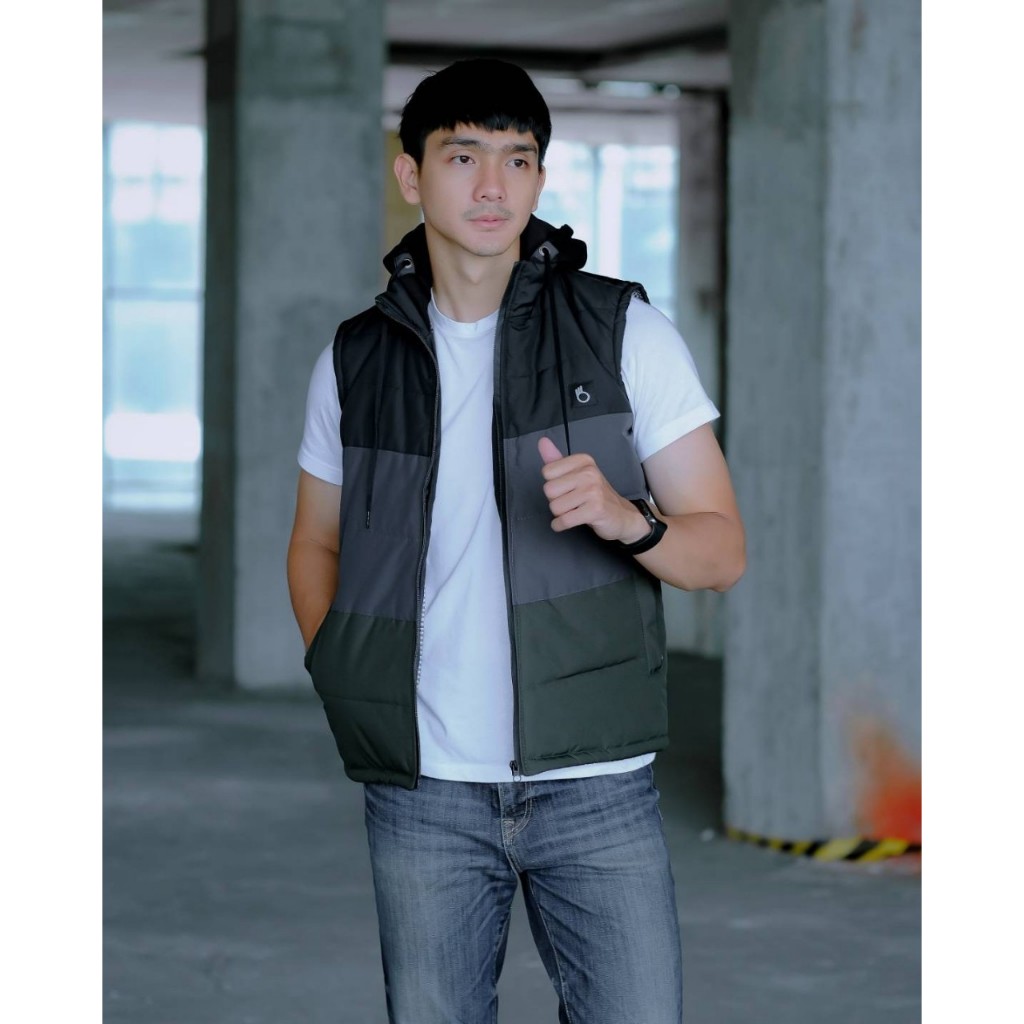 Rompi Hoodie Puffer The Bojiel Jaket Rompi Puffer Hoodie Vest Hoodie ...