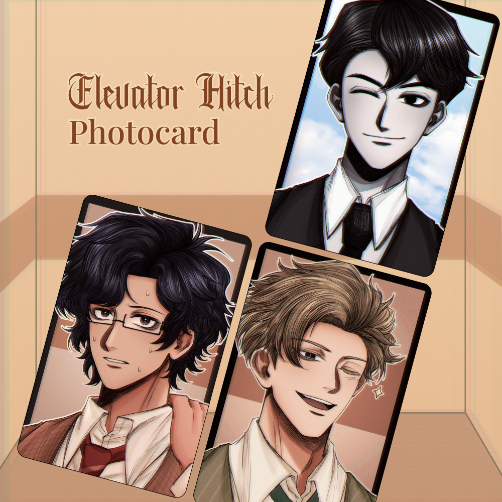 Elevator Hitch Photocard (Protagonist, Coworker, Normal Guy Fanmerch ...