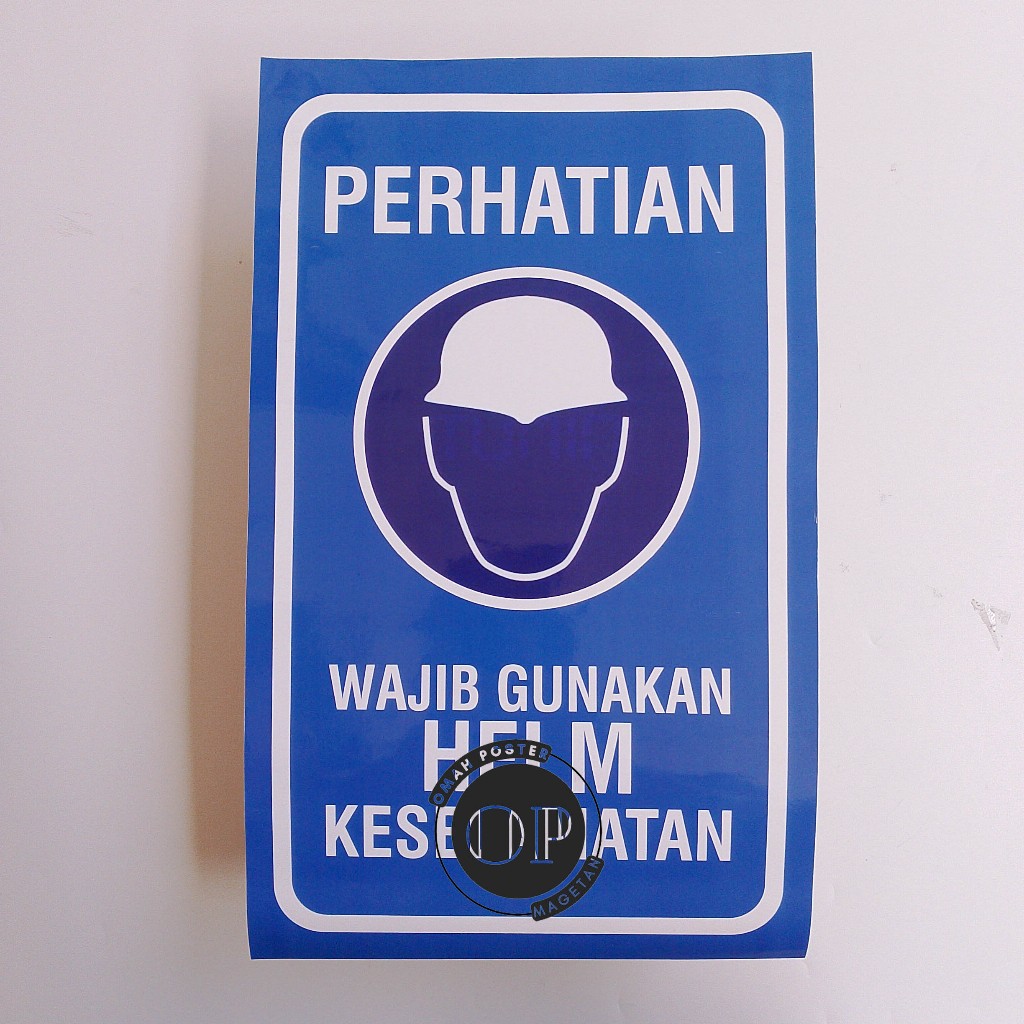 Must Use Safety Helmet Stickers - K3 Stickers - Vinyl Stickers | Shopee ...