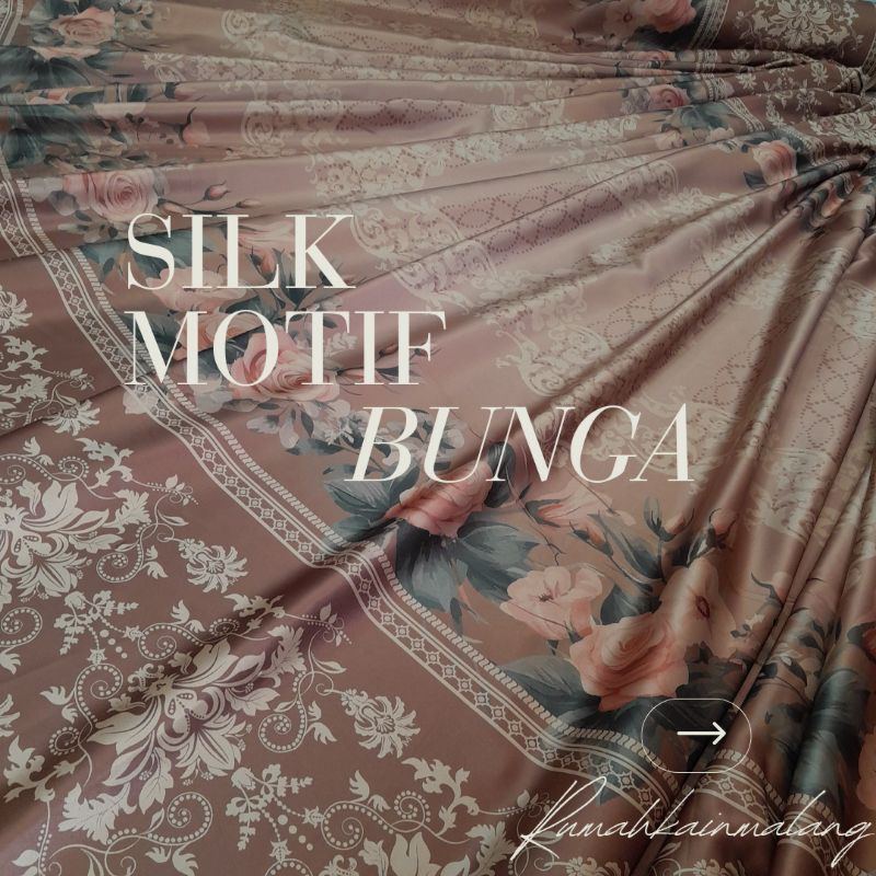 MOTIF VELVET SATIN FABRIC (PRICE PER 0.5 METER) | Shopee Singapore