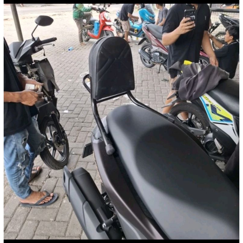 Nmax turbo 2024 Rear Back/Back Rack nmax turbo Back Seat | Shopee Singapore