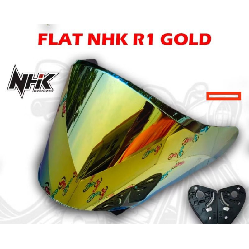 Nhk r1 Flat visor Helmet Glass / nhk r1 helmet visor plus rachet ...