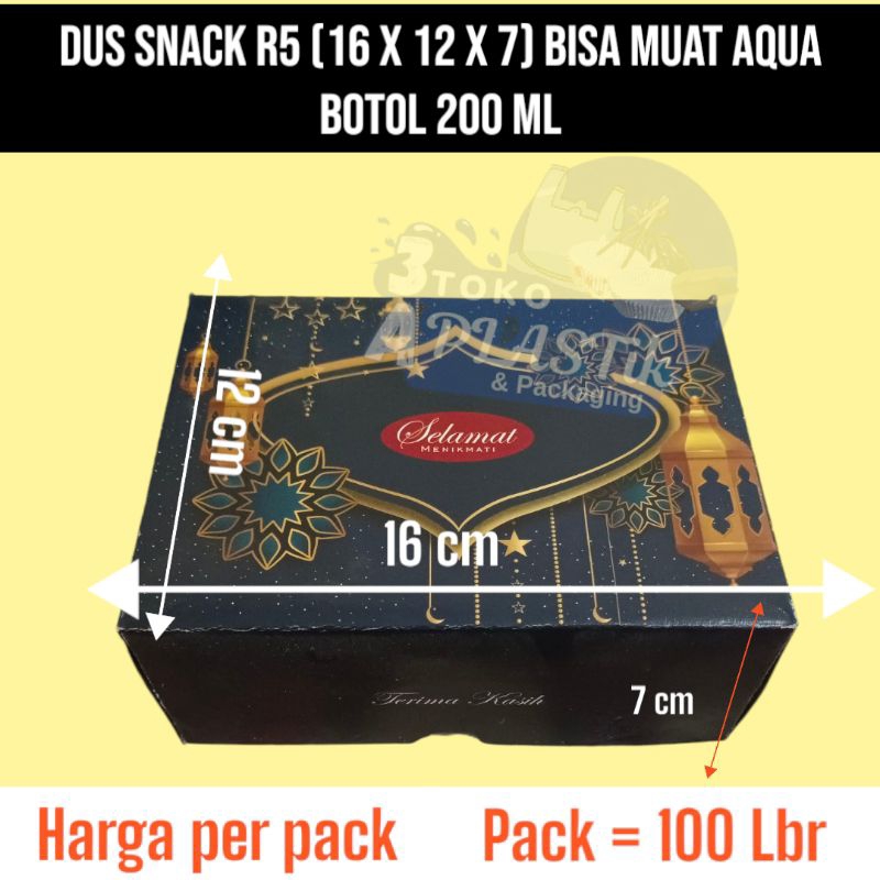MOTIF SNACK DUS SIZE 16 x 12 x 7 Cm (R5)CLEO, LE MINERAL LOCK PAPER ...